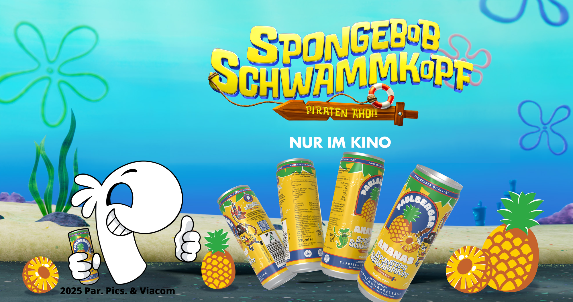PAULBERGER Ananas x SPONGEBOB SCHWAMMKOPF - PIRATEN AHOI!